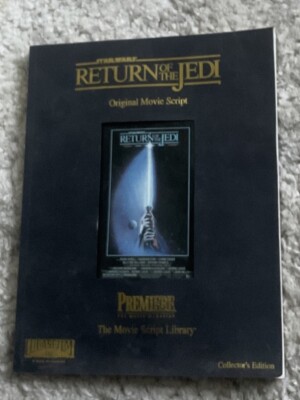 STAR WARS Return Of The Jedi Original Movie Script PREMIERE | eBay