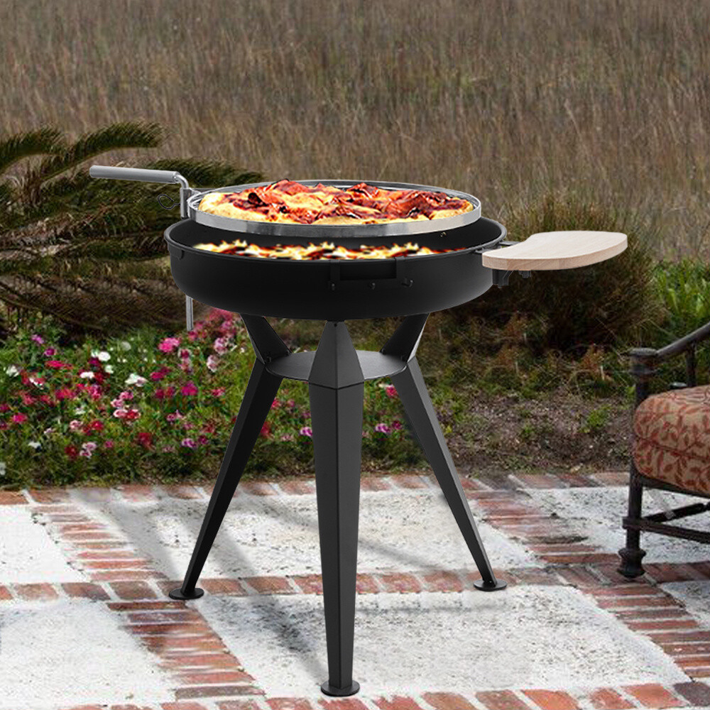 Round Steel Charcoal Grills Heckermann® DS 04 Round Charcoal Grill