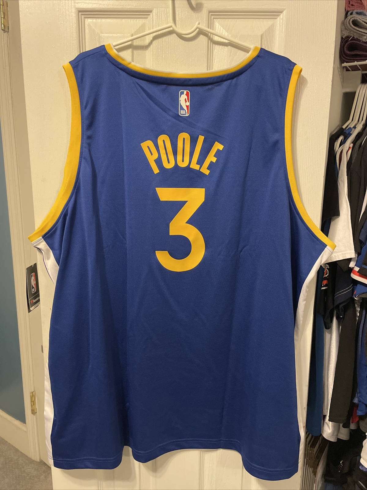 Jordan Poole Golden State Warriors Fanatics Fast Break Icon Mens Blue ...