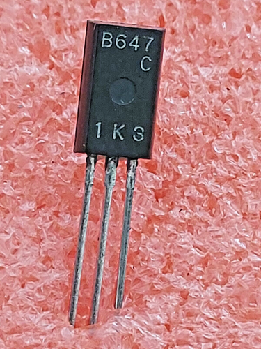 1pcs 2SB647C Si PNP AF Transistor VCE0=120V; IC= 1A Pd=0.9W 140MHZ ...