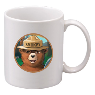 USFS DOI United States Forest Service Smokey the Bear Round 11 Ounce ...