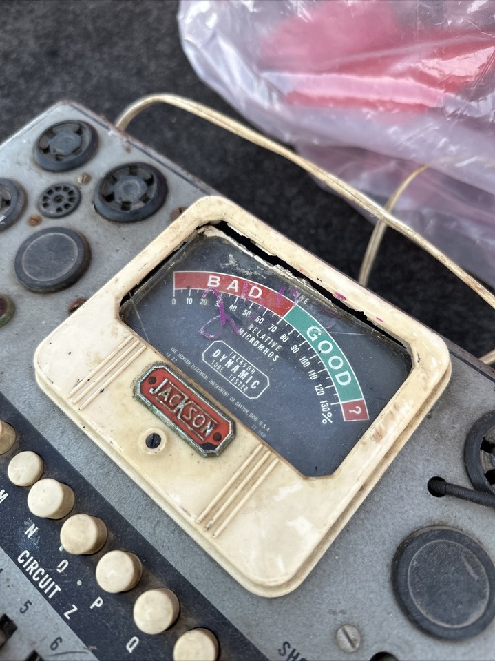 Jackson Dynamic Tube Tester Model 715 Powers On Untested condition | eBay