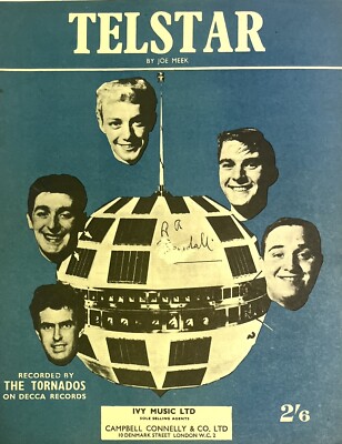 The Tornados ‘Telstar’ (1960) Original Music Sheet (Billy Fury) | eBay UK