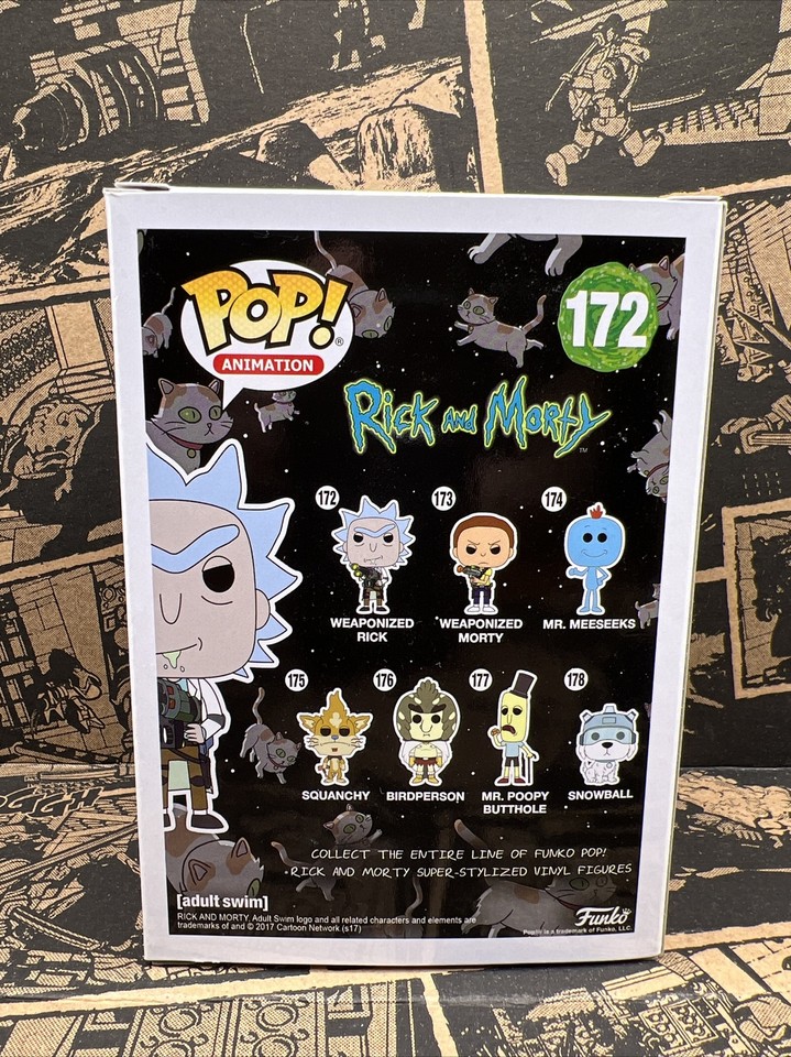 Funko Pop! Vinyl: Rick and Morty - Rick Sanchez (Weaponized) #172 ...