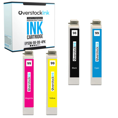 4PK Compatible OSI Epson 98 99 Ink Cartridges for Epson Artisan 730 800 ...