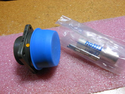 LITTON / VEAM CONNECTOR WITH CONTACTS # CIR020R22-21SW-F80 NSN: 5935-01 ...