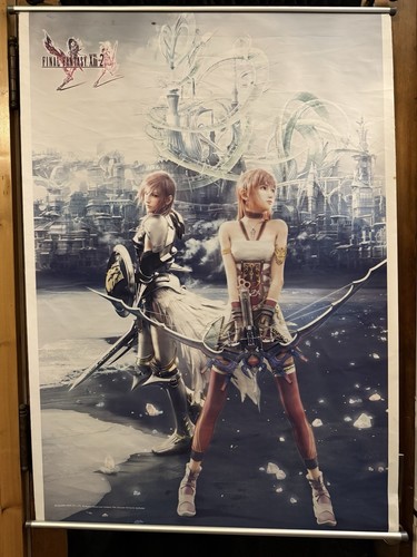 Final Fantasy XIII-2 Scroll Poster Square Enix Co | eBay
