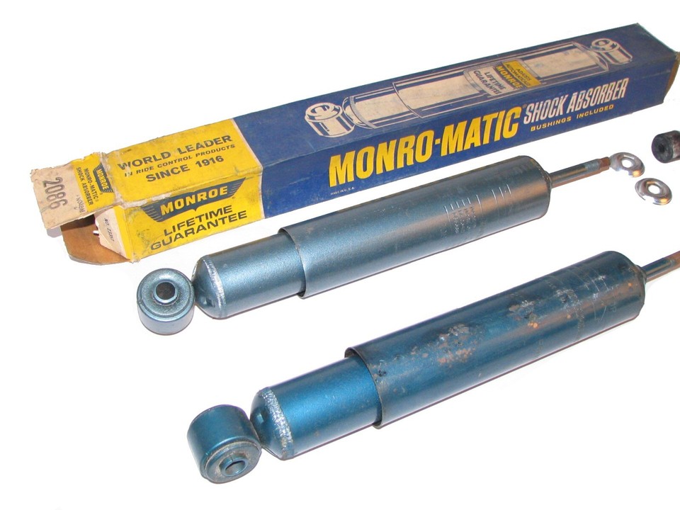 2 USA MADE OLD STOCK MONROE REAR Shock Absorbers 67 Camaro 1967 ...