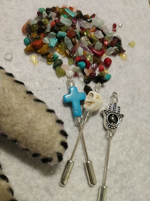 Voodoo Doll With Pins 2 Sided Good/bad Luck Lottery Lose Weight Fall in ...