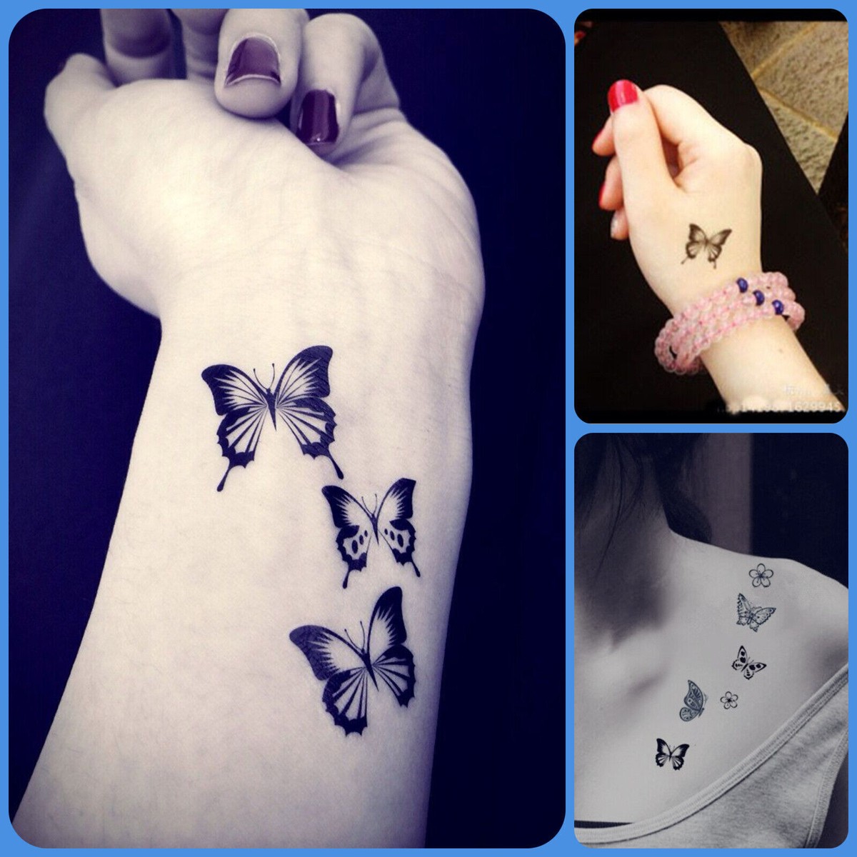 Folding butterfly tattoo | Orangetattooshop.com