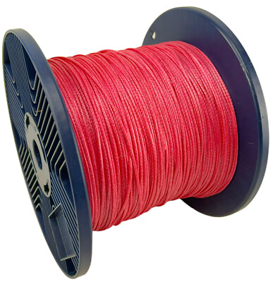 2mm Pink HMPE Dyneema Rope x 500 Metre Reel Strand High Strength Winch ...