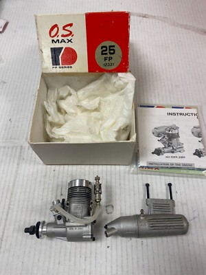 New In Box OS Max FX 25 FP W/ Muffler Model Airplane Engine | eBay