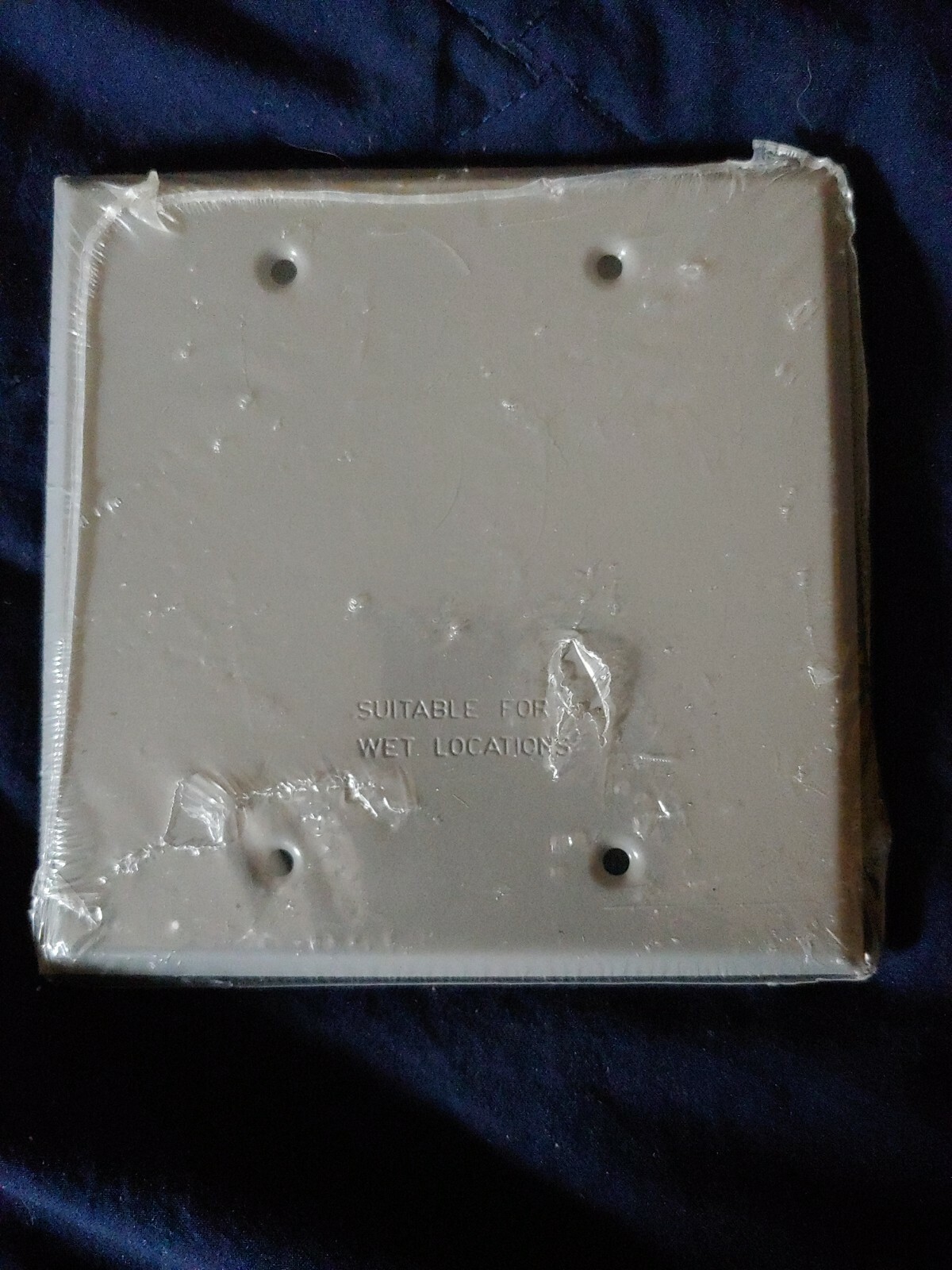 Bell Blank Weatherproof Outdoor two gang Plastic Electrical Box Cover ...