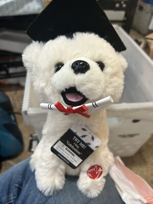 W/ TAGS Happy Graduation Animated Puppy Who Sings And Shakes To ...