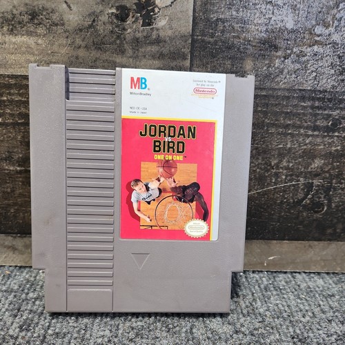 Jordan Vs. Bird One on One Nintendo NES Game Authentic Video Game Cart ...