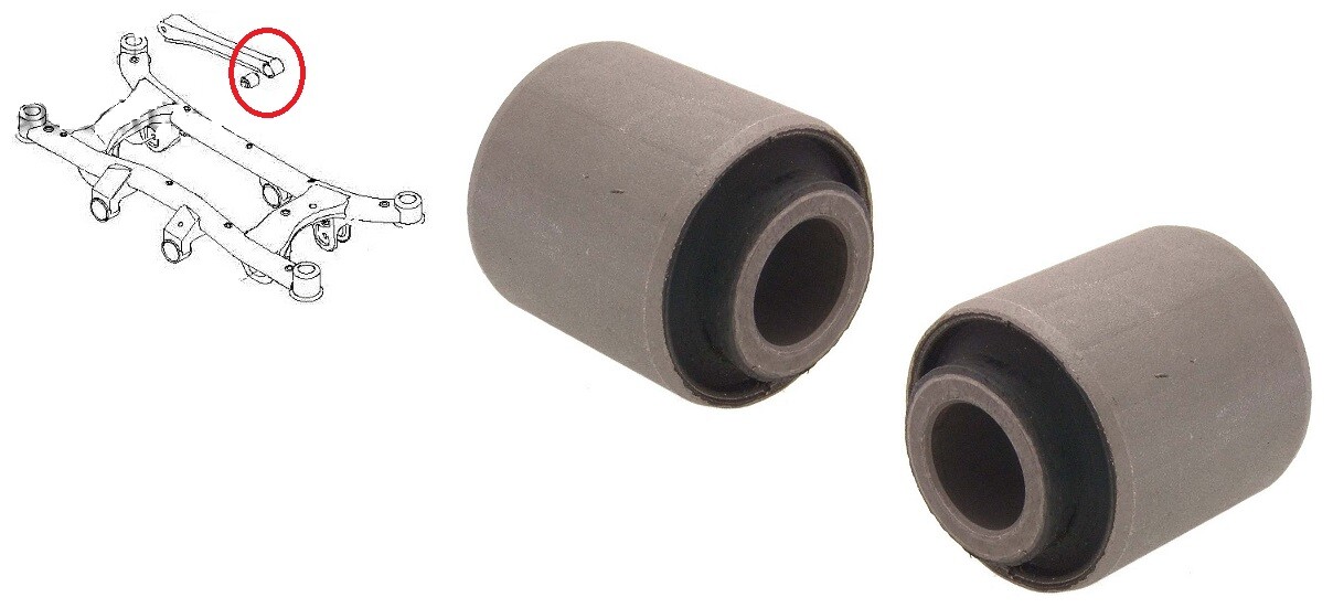 Rear Trailing Control Arm Rod Lateral Link Bushes Bushings for Kia ...