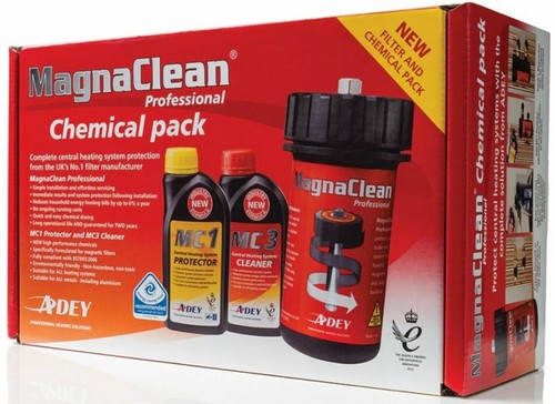 MAGNACLEAN 22mm PROFESSIONAL MAGNETIC BOILER FILTER & CHEMICAL PACK MC1 ...