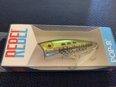 Rebel Pop R Topwater Lure P6017 2.5" 1/4oz OL-Bass #710 | eBay