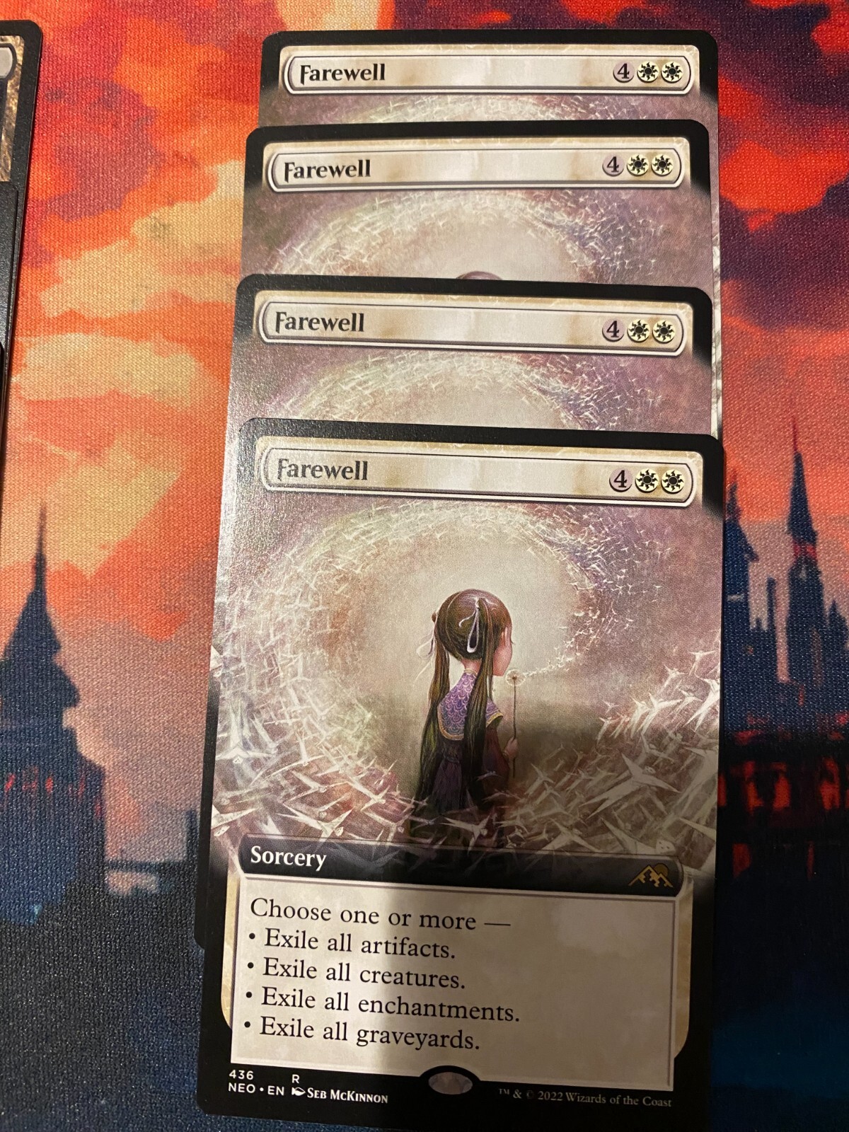 MTG Kamigawa Neon Dynasty Farewell Extended Art x 4 | eBay