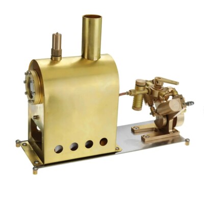 Steam Boiler With Twin Cylinder Marine Steam Engine Model Kit M2C New ...