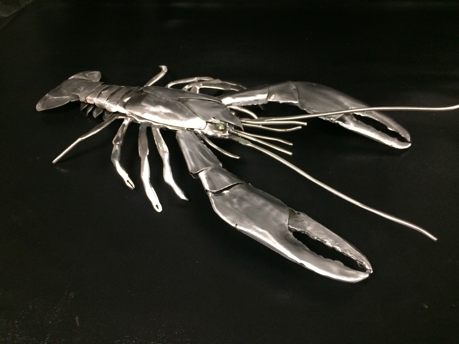 Handmade Welded Metal Lobster/Crayfish Sculpture - Small MADE TO ORDER ...