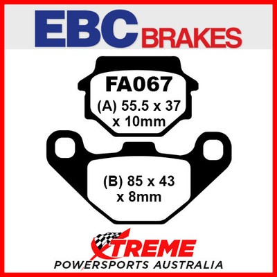 EBC TGB Blade 460 SL IRS 4x4 2012 Organic Rear Brake Pad | eBay Australia