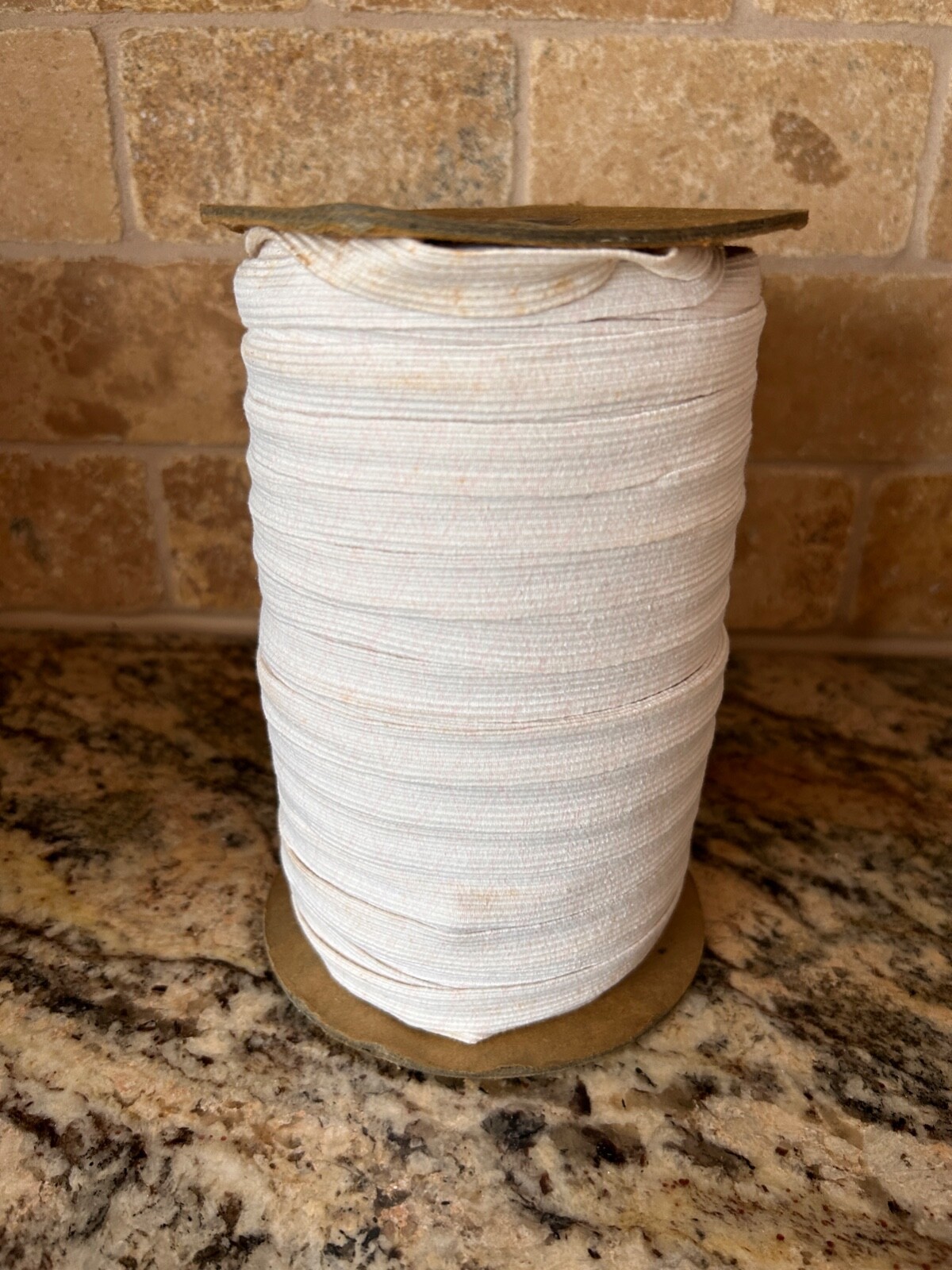 Vintage 1970's Spool Elastic 1/2" for Sewing Crafts White 125Yards ...