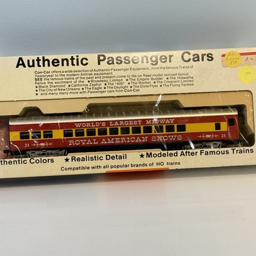 Concor 72 Foot Coach Car Kit Royal American Show 0001-00908 HO Scale 1/ ...