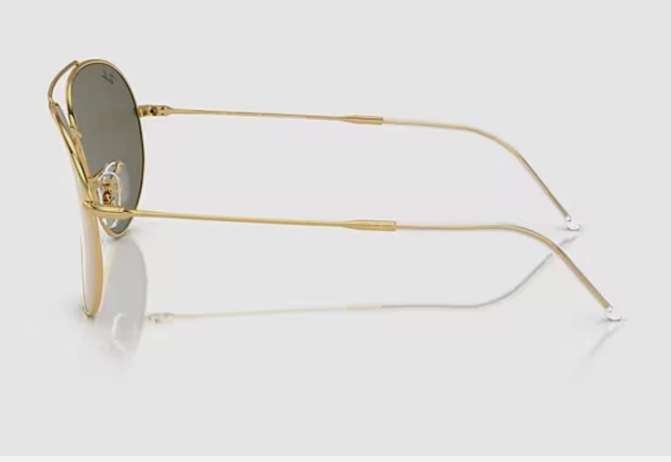 RAY-BAN Limited Edition 18k Gold Aviator Reverse by Lenny Kravitz RARE ...