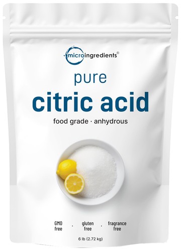 Citric Acid 6 Pounds, Food Grade, Fine Granular Powder | 100% Pure ...