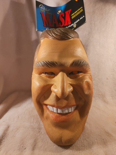 VINTAGE CESAR MASK 1999 George Bush Halloween Costume | eBay