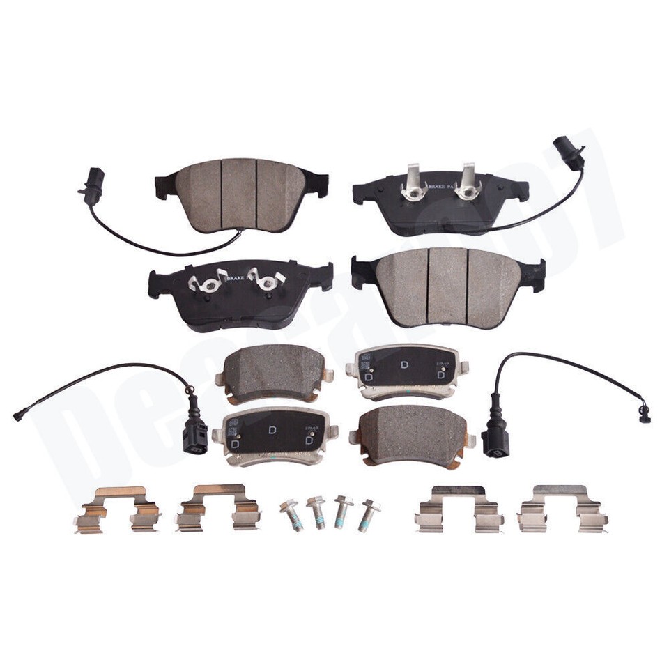 Front & Rear Brake Pads Kit For Bentley Continental Gt Gtc & Flying ...