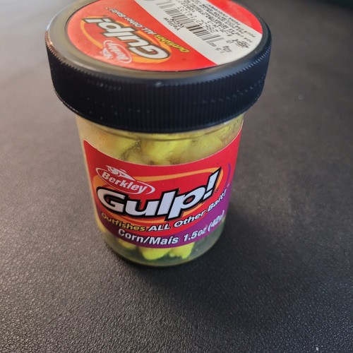 Berkley GCN Gulp Corn Yellow Nugget Fishing Bait 1.5 Oz Jar 1/4 ...
