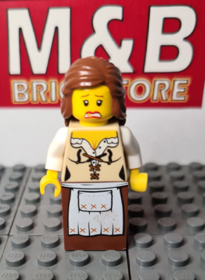 Lego Castle Ritter Fantasy Era Minifigur Dienstmädchen Eva Maid Set ...