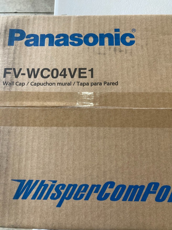 Panasonic Whisper Comfort Wall Ventilation Duct Cap FV-WC04VE1 NEW ...