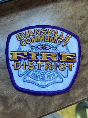 WISCONSIN WI - Evansville Community EMT Fire Rescue Dept Patch Iron On ...