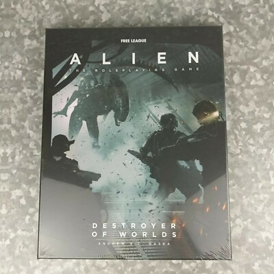 Alien Destroyer of Worlds RPG Boxed Adventure Free League Publishing ...