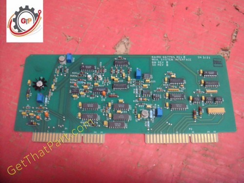Baird MOA Main System Interface Control PCB Expansion Board Asy Tested ...