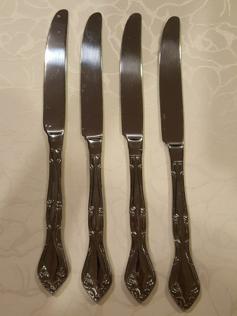 18 Pc Oneida Flatware JORDAN - 15 Stainless Solid Dinner Knife 9.0" 3 ...