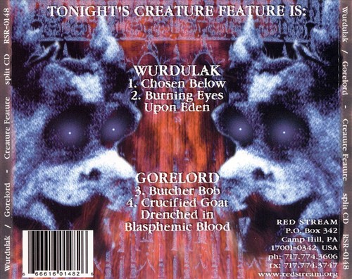 Creature Feature 1 by Wurdulak (Cd5 Maxi-Single, 2008) for sale online ...