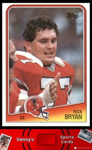 1988 Topps #392 Rick Bryan Atlanta Falcons Football Card | eBay