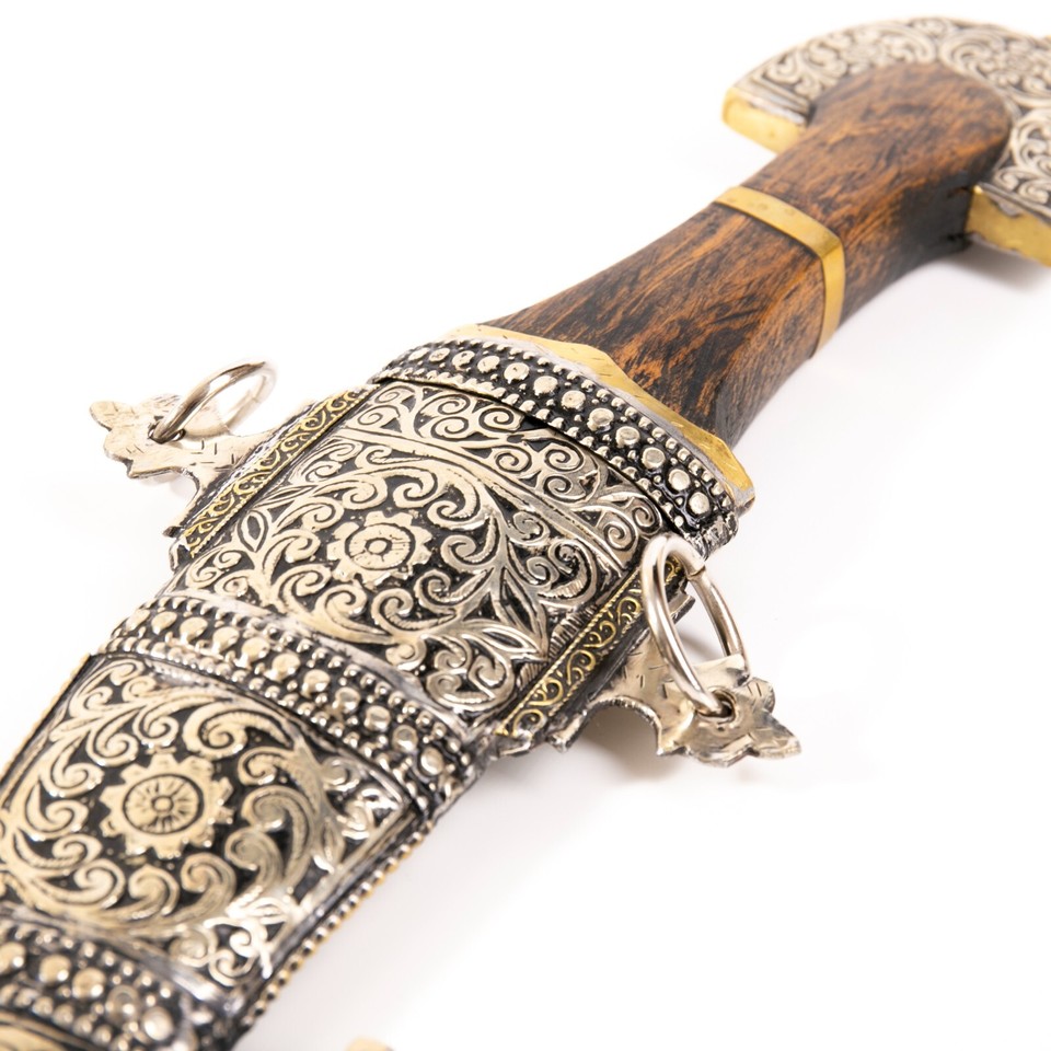 Old Dagger Knife Khanjar Jambiya Vintage Islamic Berber Sword Curved ...