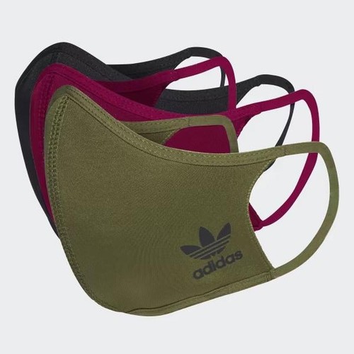 Adidas Multi 3-Pack Soft 2 Layer Machine Washable Face Masks Covers NEW ...