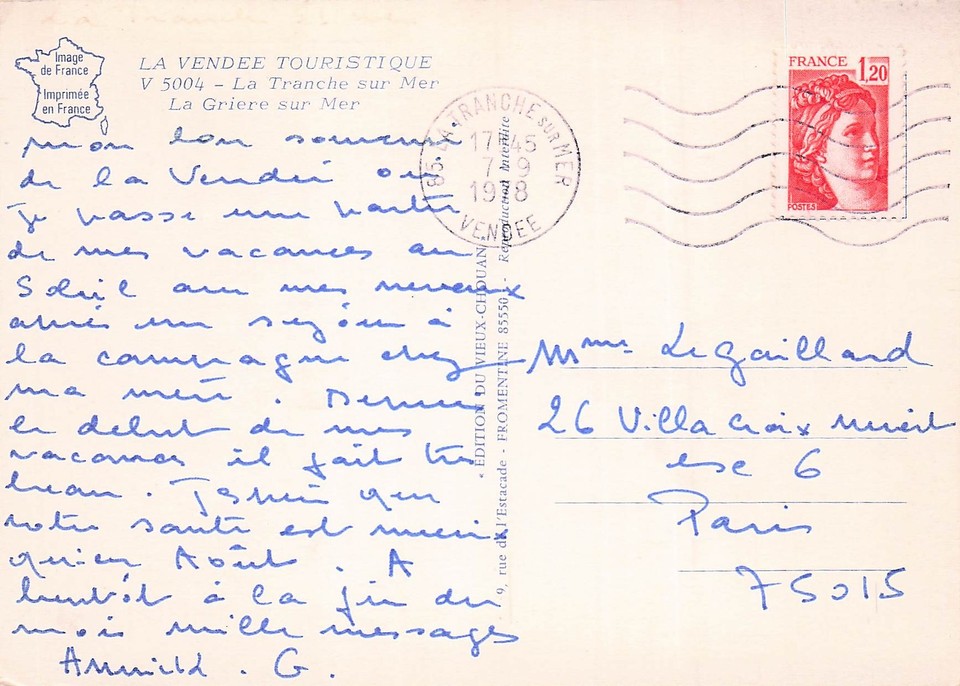 85 LA TRANCHE SUR MER LA GRIERE | eBay