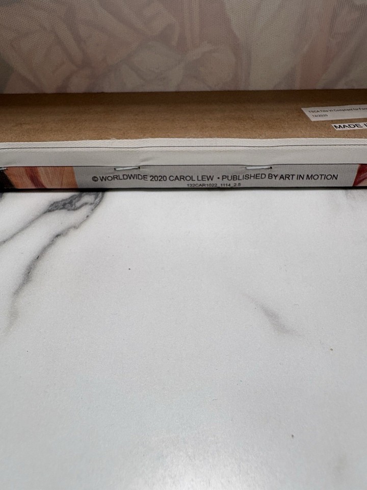 Carol Lew Art In Motion Nanny Goat Artist Canvas Screen Print | eBay