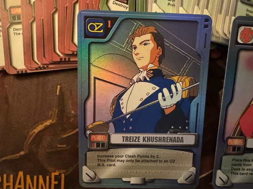 Gundam M.S.War Trading Card Game MSWAR TCG Lot Treize Khushrenada ...