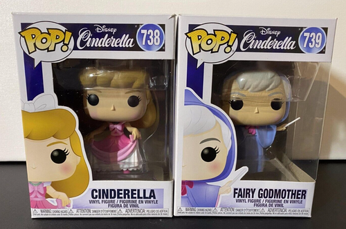 Disney Lot Of 2 - Cinderella 738 & Fairy Godmother 739 - Funko Pop | eBay