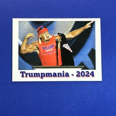 Donald Trump ~ TRUMPMANIA ~ Hulk Hogan @ RNC ~ Trading Card - 2024 | eBay