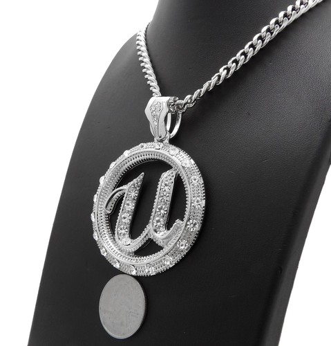 USHER PENDANT & 24" 6mm CUBAN CHAIN* | eBay