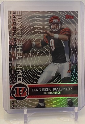 2007 Topps Own The Game Carson Palmer Card #OTC-CP Bengals QB W/Top ...